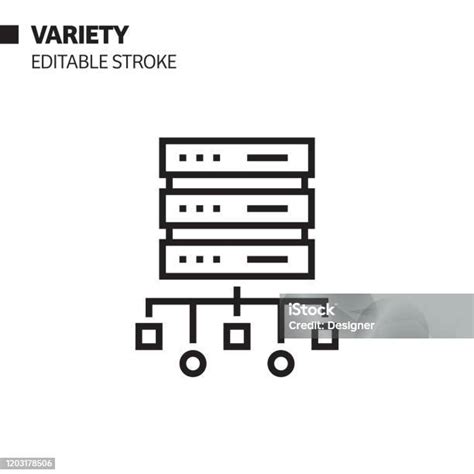 다양한 선 아이콘 윤곽선 벡터 기호 그림 픽셀 완벽 편집 스트로크 아이콘에 대한 스톡 벡터 아트 및 기타 이미지 아이콘 0명 개성 개념 Istock