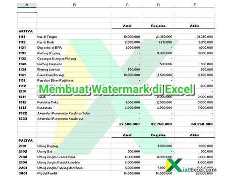 Cara Membuat Watermark Di Excel Bentuk Tulisan Atau Logo KiatExcel