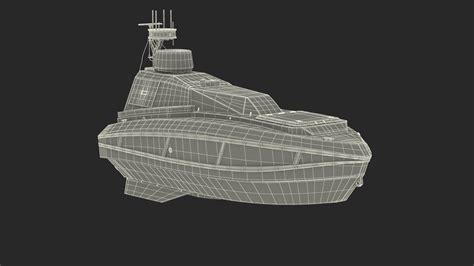 Autonomous Surface Vehicle Model Turbosquid 2206575