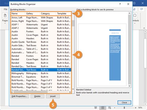 Word Building Blocks Customguide