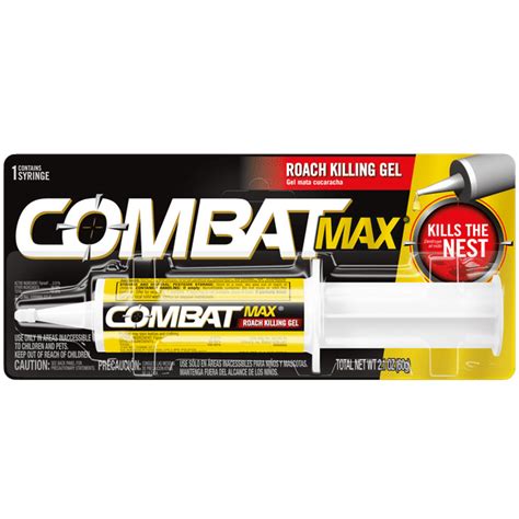 Combat Max Roach Killing Gel For Indoor And Outdoor Use 1 Syringe 21
