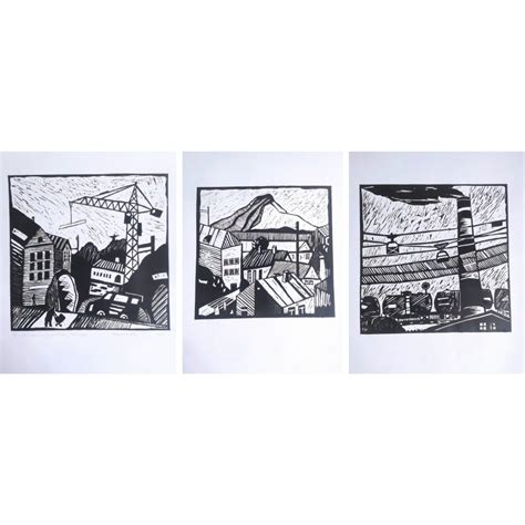 Купить картину Мой город триптих в Москве от художника Солощенко