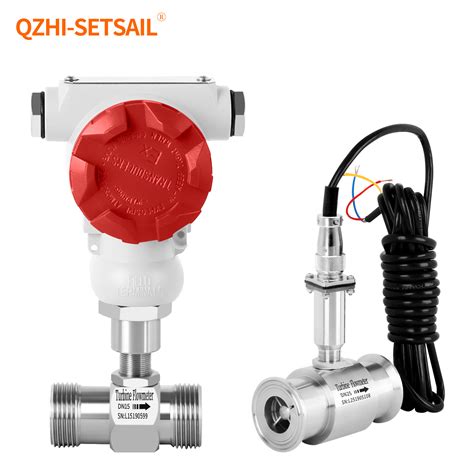 Dn 10 Thread Connection Water Fuel Diesel Oil Pulse Turbine Flow Meter Ss304 Flow Meter Water