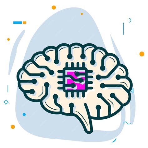 Premium Vector Human Brain Computer Machine Interface Concept Endovascular And Intracortical