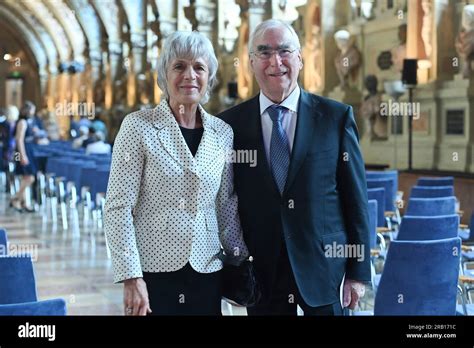 Theo Waigel Csu With His Wife Irene Epple Waigel Awarding Of The Bavarian Order Of Merit In