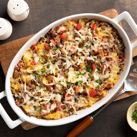 Ground Beef And Spaghetti Squash Casserole At Max Renwick Blog