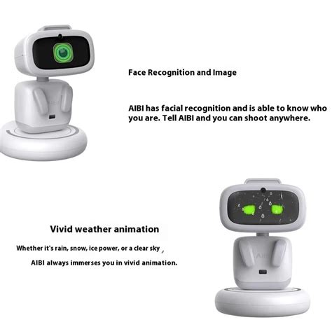 Aibi Pocket Robot Pet Toy Companion Interaction Emotional Chat Robot W