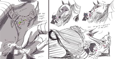 Rule 34 Anthro Balls Bisexual Blue Eyes Blush Canid Canine Canis Clothed Clothing Death Puss