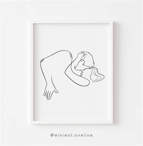 Erotic Line Art Erotic Line Drawing Sex Pose Illustration Masturbation Mature Content