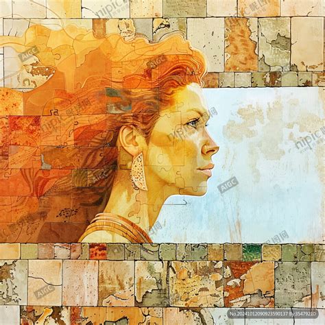 Ai创作图人脸色块拼接装饰画 马赛克拼贴画 马赛克肖像 彩色玻璃马赛克肖像 人面马赛克 循环拼接壁画 欧美拼图 拼图印象画肌理线条 马赛克插画 马赛克抽象拼贴 拼贴图案效果 妇女造型墙 拼贴