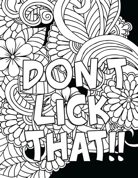 Naughty Coloring Pages Printable
