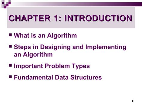 Unit Chapter Design And Analysis Of Algorithms Ppt