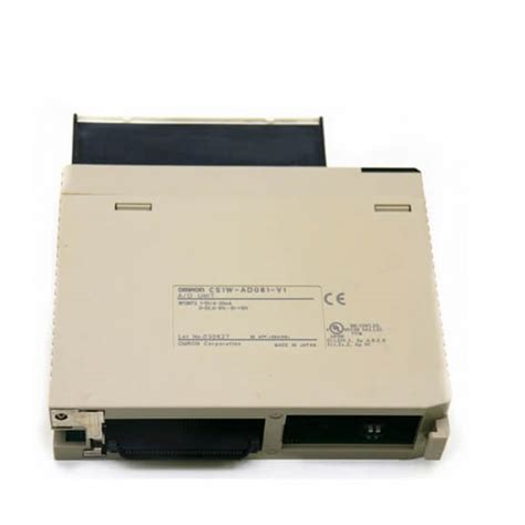 Omron PLC CS Series Analog Input Units CS1W AD041 V1 AD081 V1 AD161 United Automation