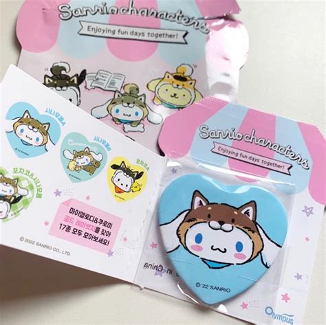 산리오 하트 시크릿 뱃지 시나모롤a 판매교환 콜리colley