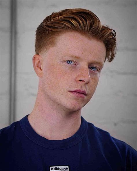Dark Copper Hair Men