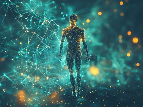 Abstract Ai Neural Network Representation Stock Image Image Of