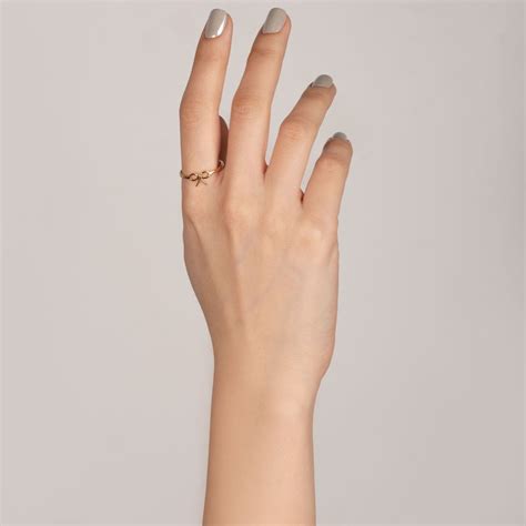 خرید آنلاین انگشتر طلا پاپیون گالری پرسته