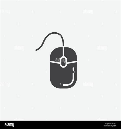 Computer Mouse Icon Vector Illustration Mouse Vector Illustration