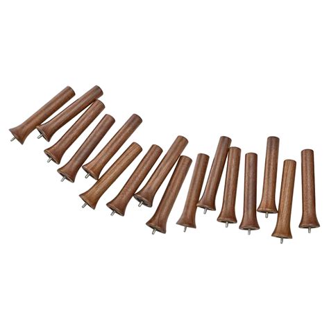REV A SHELF Large 39 X 21 Wood Peg Board System With 16 Pegs Walnut Rev A Shelf 4DPS WN 3921