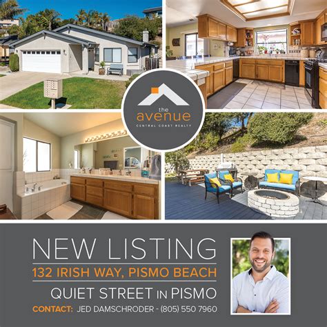 New 32 Lising In Pismo Beach The Avenue Central Coast Realty Best