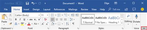 Collapse The Ribbon To Get More Space On Screen Microsoft Word