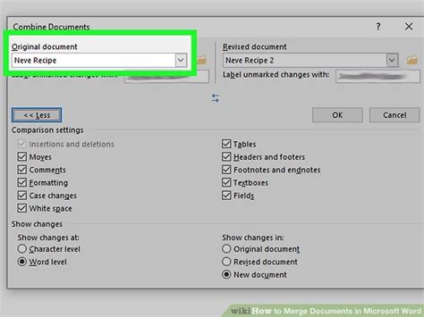 How To Merge Documents In Microsoft Word With Pictures Wikihow
