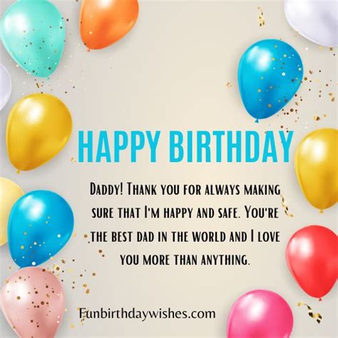 Birthday Wishes For Father From Daughter
