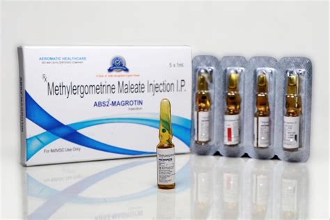 Aeromatic Healthcare Liquid Methylergometrine Maleate Injection Ip Methergin Inj Mem Inj For