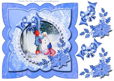Free Printable 3d Christmas Decoupage Sheets Printable Templates