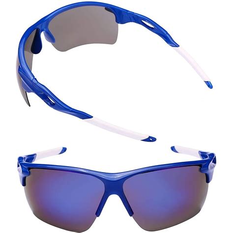 Mass Vision 2 Pair Of Extra Large Polarized Sport Wrap Sunglasses For Men With Big Heads