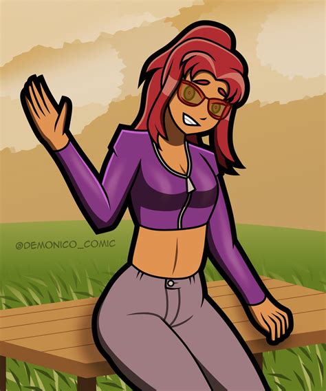 College Starfire 2 Reviveteentitans By Ev Comics On Deviantart