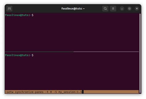 streamlining your tmux workflow by synchronizing panes
