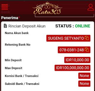 Situs Judi Ratu303 Masih Beroperasi Diduga Ada Bekingan Pejabat