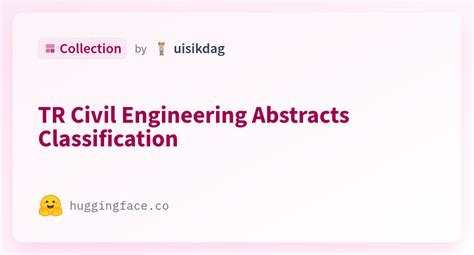 Tr Civil Engineering Abstracts Classification A Uisikdag Collection