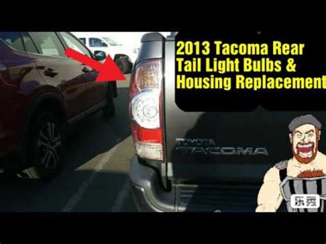 2013 Tacoma Tail Light Housing Bulbs Replacement Youtube