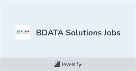 Bdata Solutions Jobs Levelsfyi