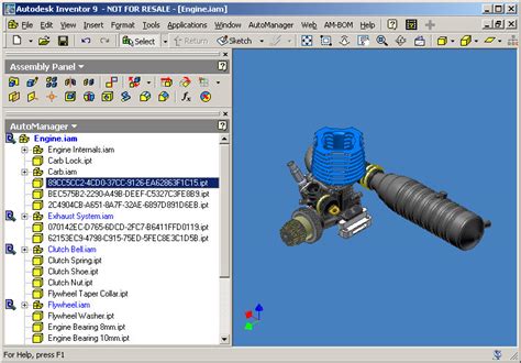 New In Am2005 Inventor Assembly Browser