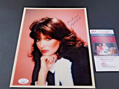 Jaclyn Smith Signed Autographed 8x10 Vintage Photo Jsa Coa Charlies