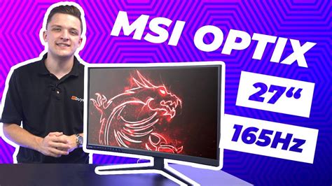 1440p And 165hz Gaming Monitor Msi Optix G27cq4 Unboxing Youtube