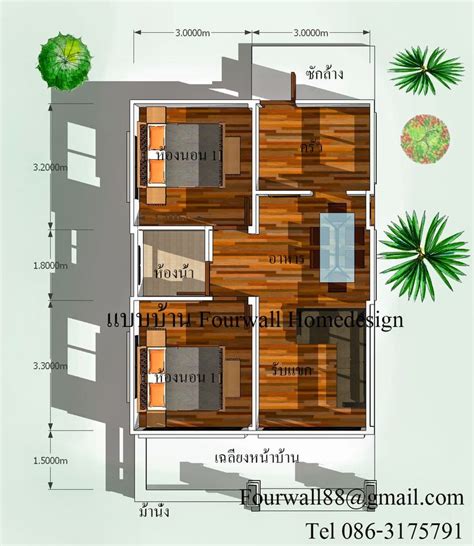 ปักพินโดย Junsu ใน House Floor Plans แบบบ้านชั้นเดียว แปลนบ้านขนาดเล็ก ออกแบบบ้าน