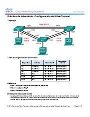 Lab Configuring EtherChannel Pdf
