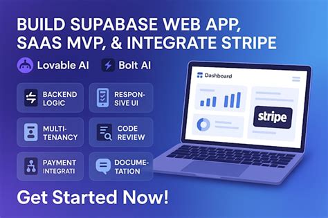 build supabase web app saas mvp and integrate stripe with lovable ai