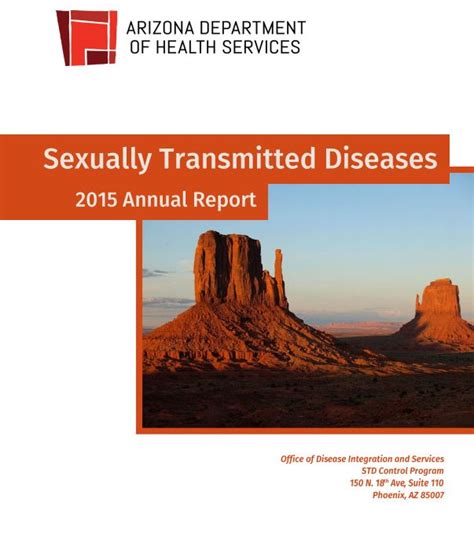 New Std Annual Report Released Az Dept Of Health Services News