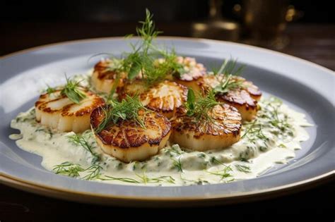 Premium Photo Savoring The Catch Scallops On White Delight Best Scallops Food Photography