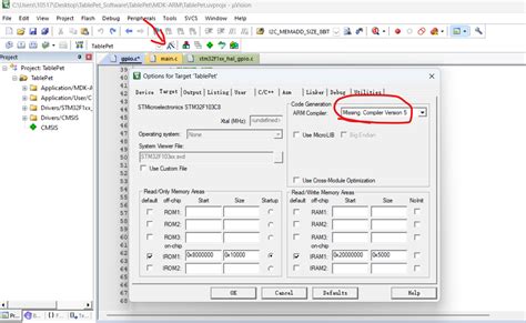 解决keil5 Mdk539未预先安装编译器compiler Version5解决办法 Please Review The