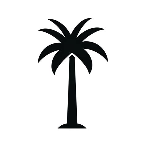 Minimalist Palm Tree Svg Design