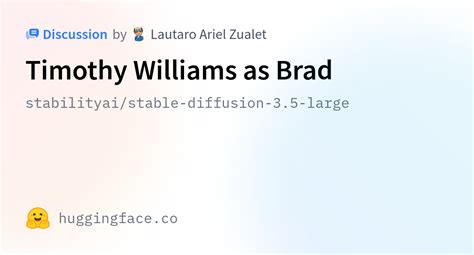 Stabilityaistable Diffusion 35 Large · Timothy Williams As Brad