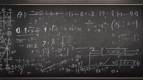 Premium Ai Image Scientific Formulas On Chalkboard