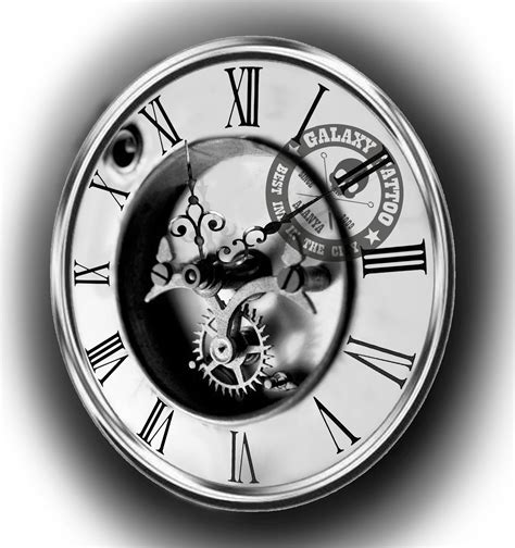 Classic Black And White Clock