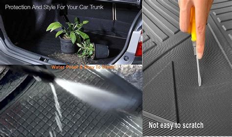 Gfx Rear Waterproof Tray Boot Trunk Mat Tpv Compatible With Skoda Slav